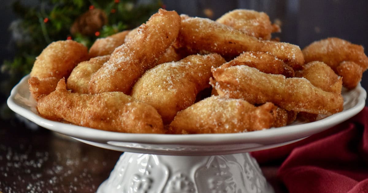 Italian Fried Dough: Screppelle (frittelle) - She Loves Biscotti