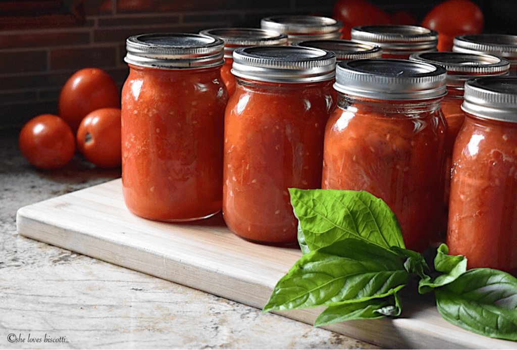 Canning Raw Pack Whole Tomatoes: A Step by Step Guide - She Loves Biscotti