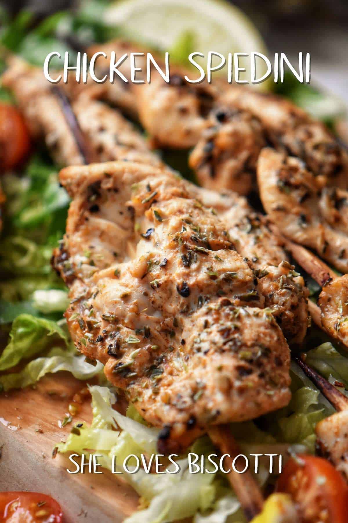 Chicken Spiedini: Italian Grilled Chicken Skewers - She Loves Biscotti