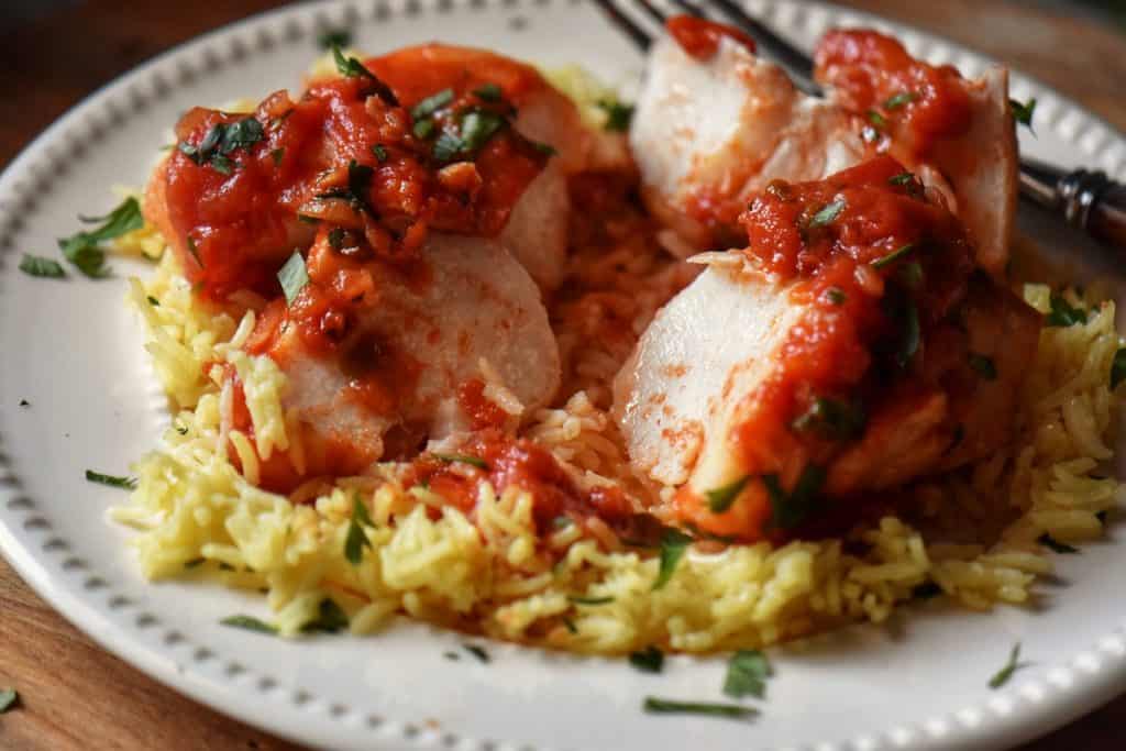 Italian Cod Recipe with Tomatoes - She Loves Biscotti