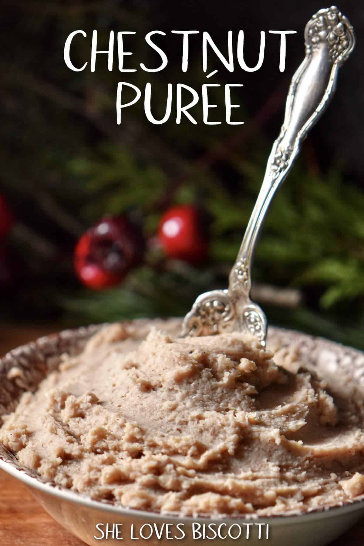 Chestnut Puree Recipe -only 4 Ingredients! - She Loves Biscotti