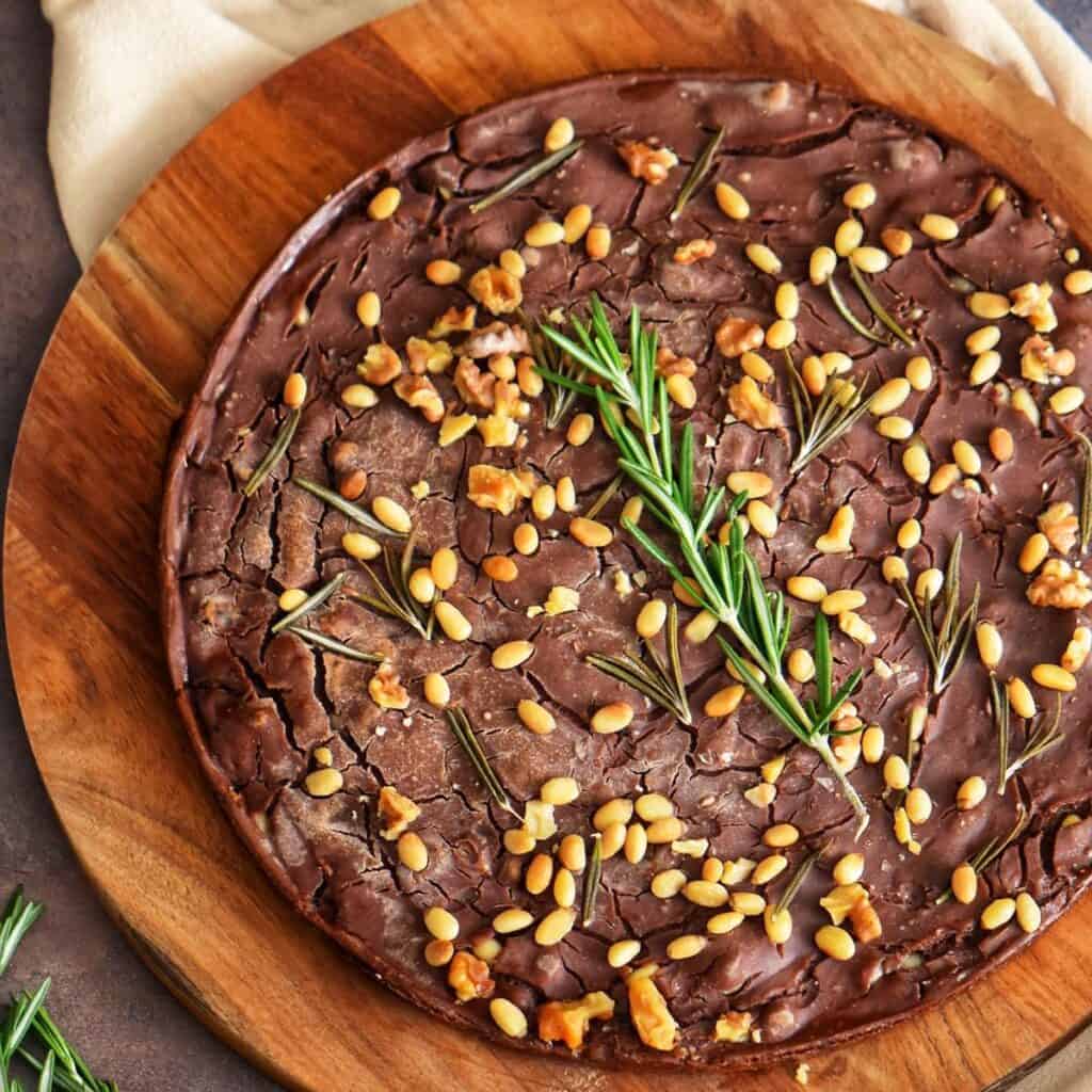 Castagnaccio: Tuscan Chestnut Flour Cake - She Loves Biscotti