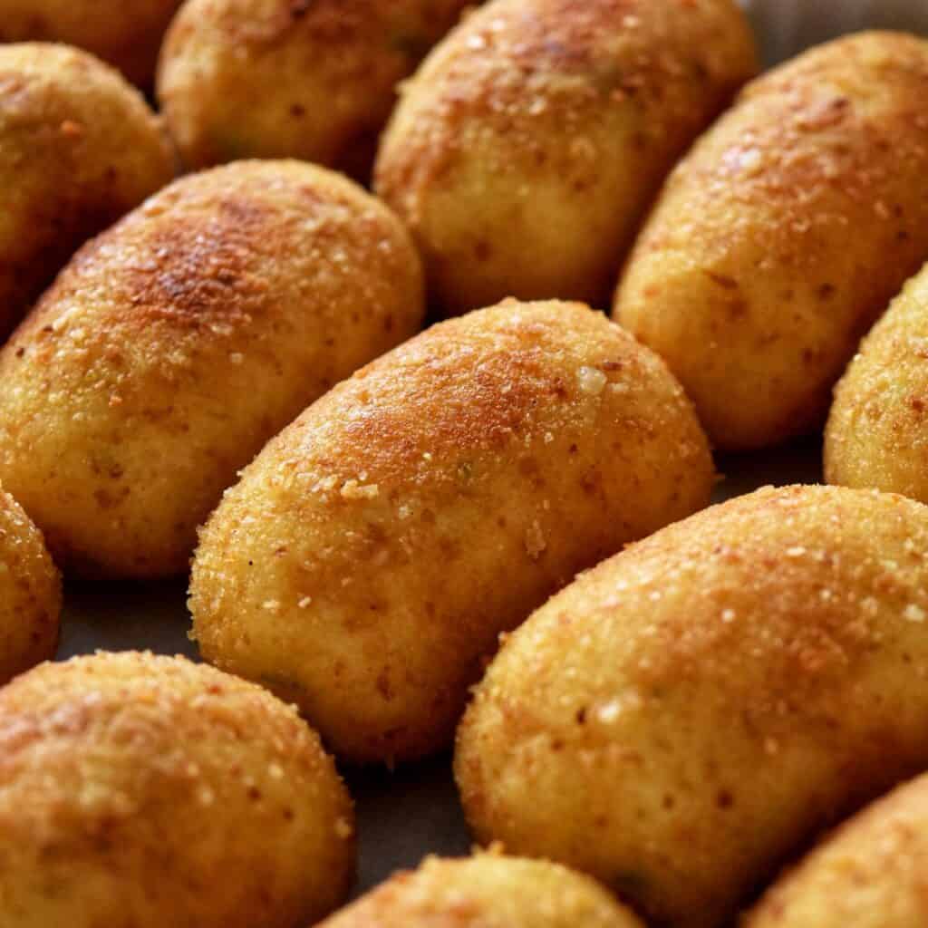 Best Homemade Italian Potato Croquettes - She Loves Biscotti