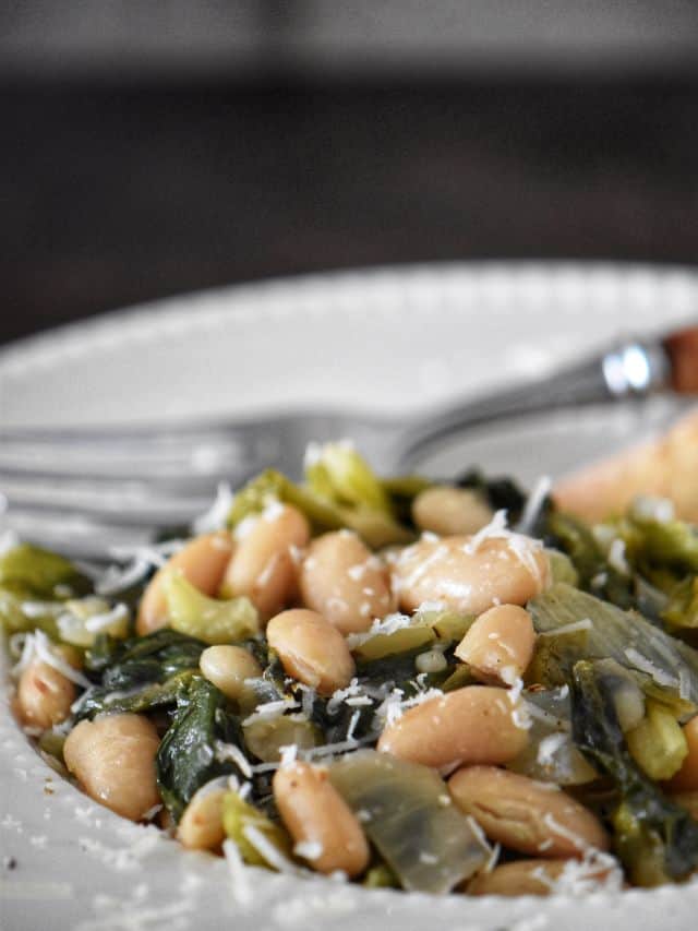Italian Beans and Greens Story - She Loves Biscotti