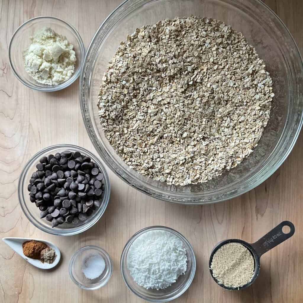 Chewy Granola Bar Recipe with Chocolate Chips - She Loves Biscotti