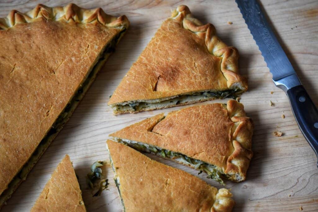 Italian Escarole Pie Recipe: Pizza di Scarola - She Loves Biscotti
