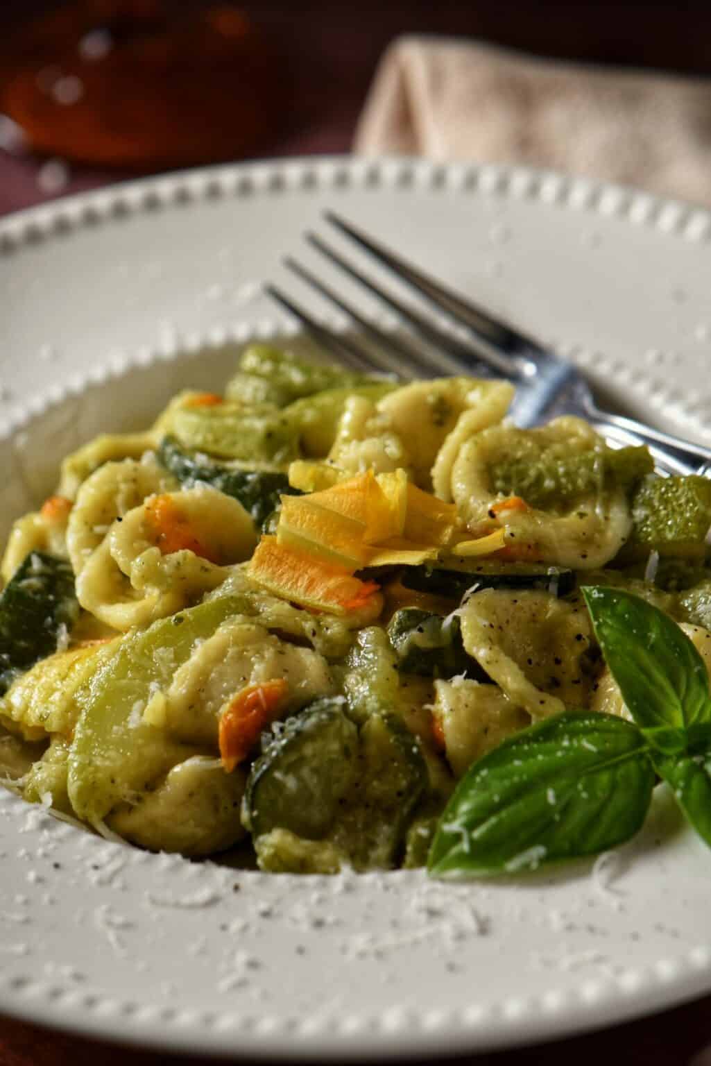 Easy Zucchini Pesto Pasta Recipe - She Loves Biscotti