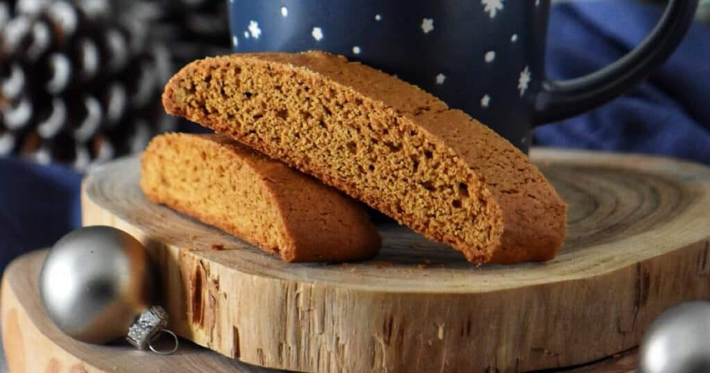 Easy Gingerbread Biscotti Recipe - She Loves Biscotti