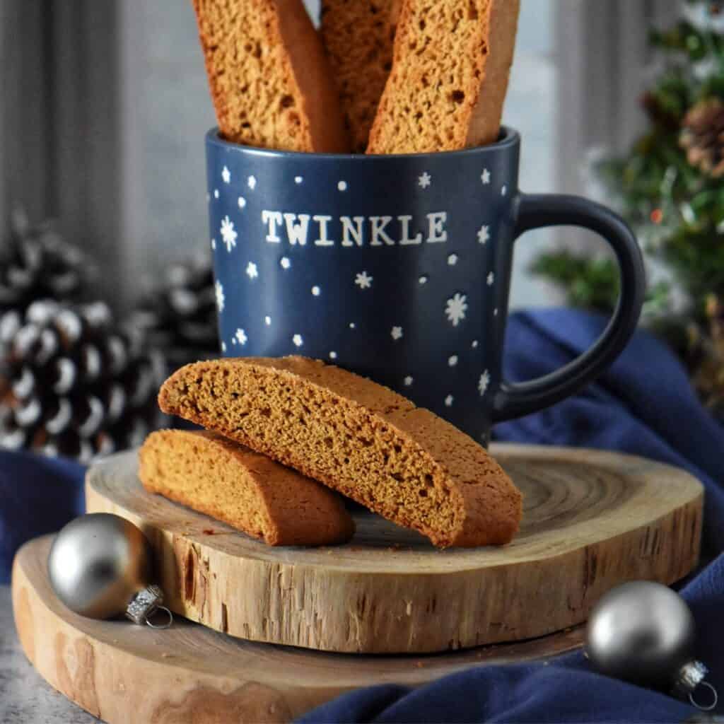 Easy Gingerbread Biscotti Recipe - She Loves Biscotti