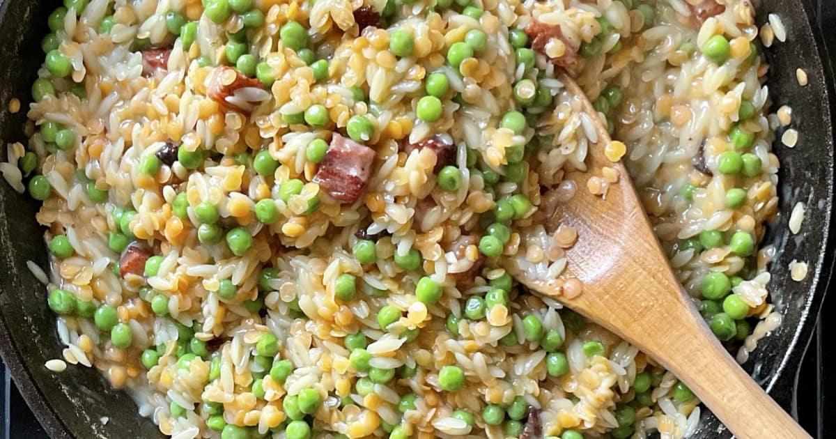 Quick Risotto Pasta Recipe - She Loves Biscotti